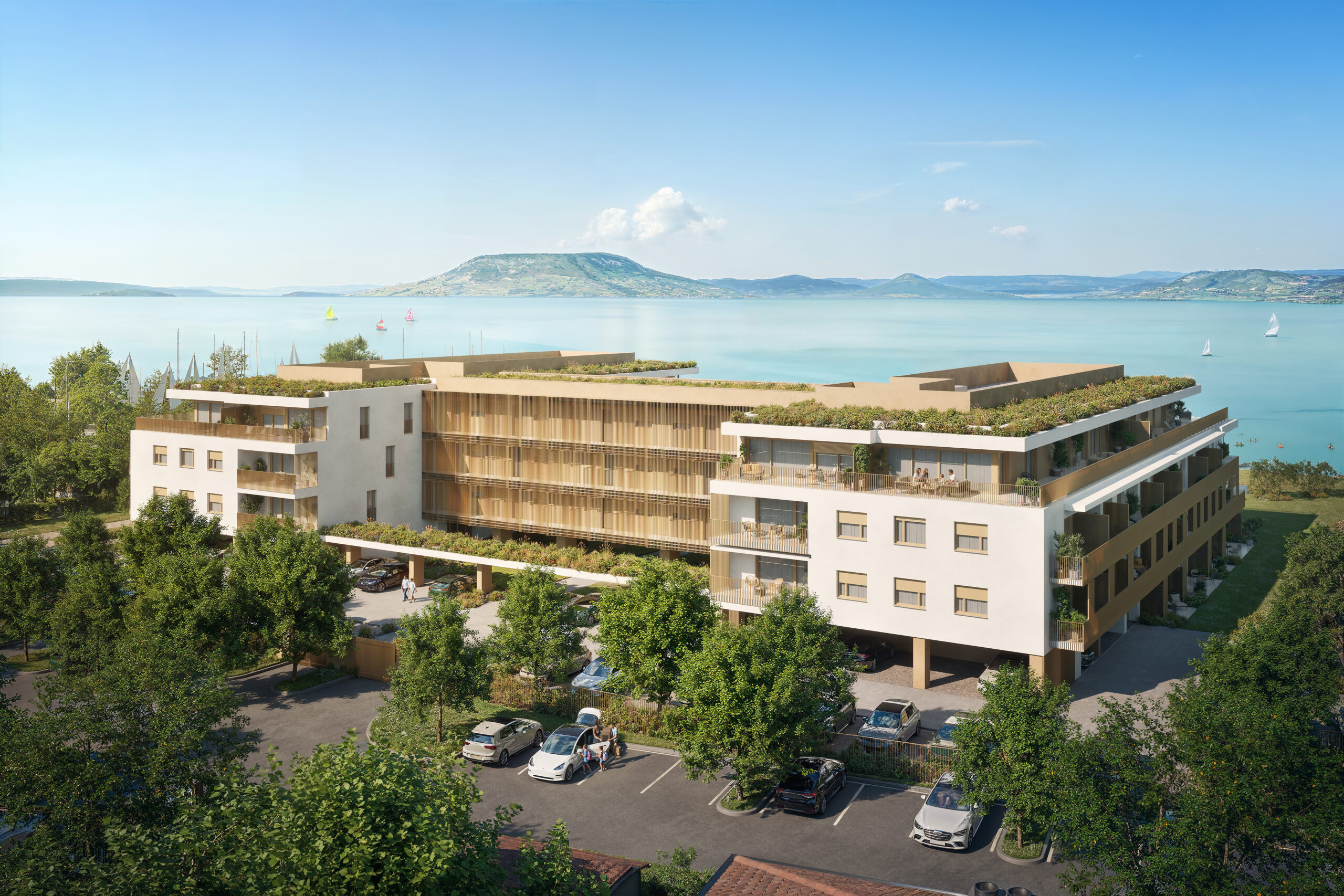 Lake Balaton waterfront, panoramic views: An exclusive residential ...